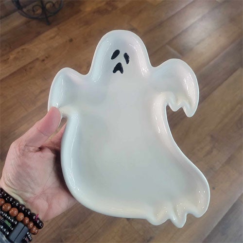 Ghost Ceramic Serving Platter | Art on You, LLC DBA Witchcraft District ...